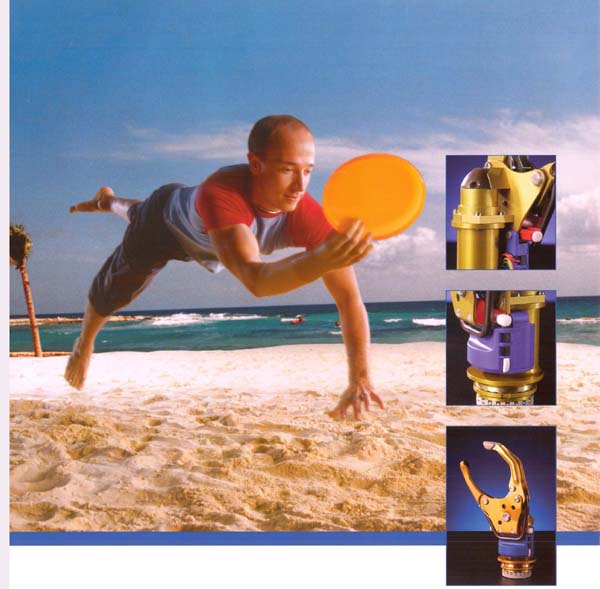 Action with Otto Bock myoelectric hand